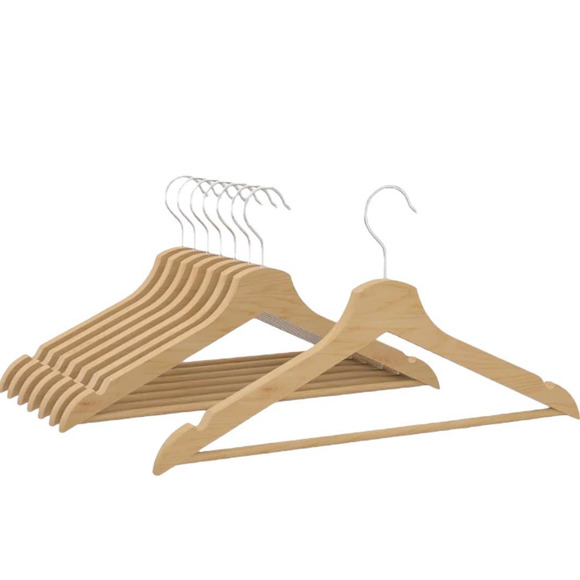 IKEA | Storage & Organization | Ikea Bumerang Wood Clothes Hangers Pack ...